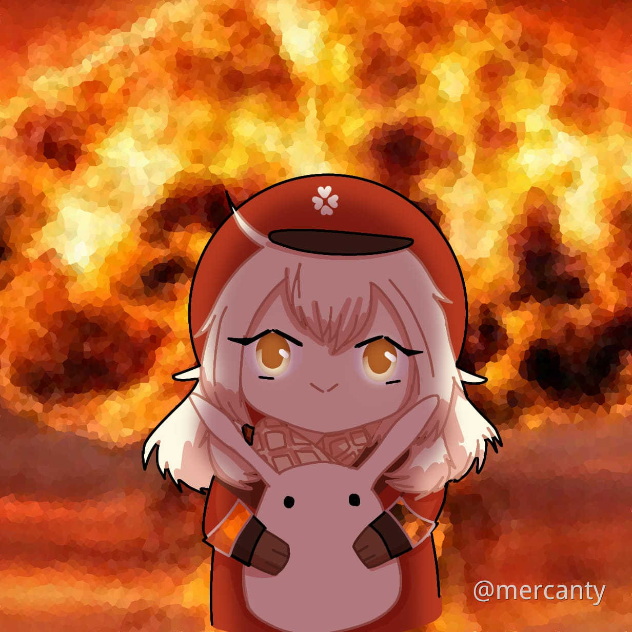 i felt that i should do this Klee sticker Genshin Impact | HoYoLAB