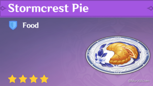 Genshin Impact Recipe: Eula’s special dish, Stormcrest Pie Genshin ...