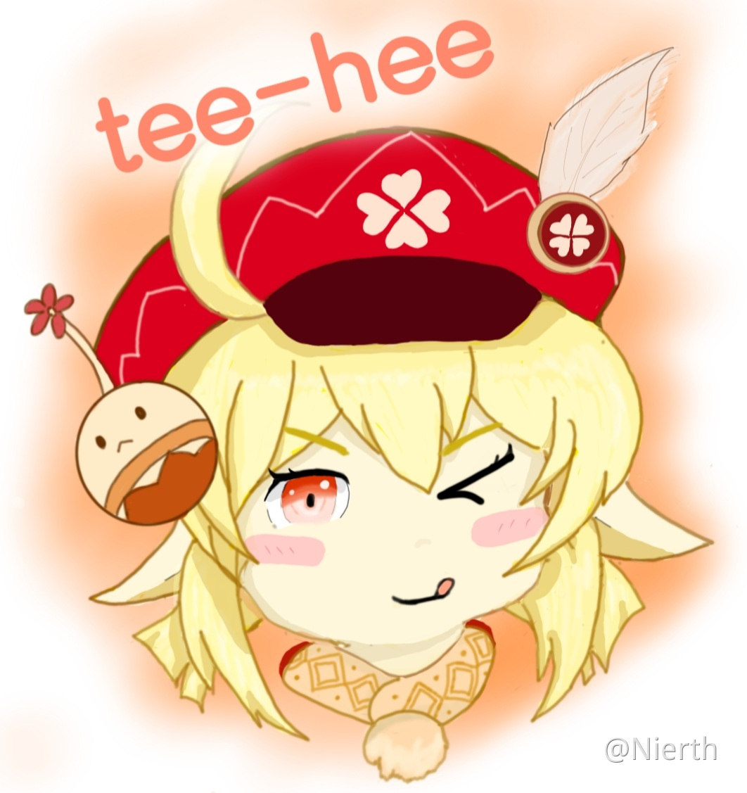 KLEE STICKER ~ TEE-HEE Genshin Impact | HoYoLAB