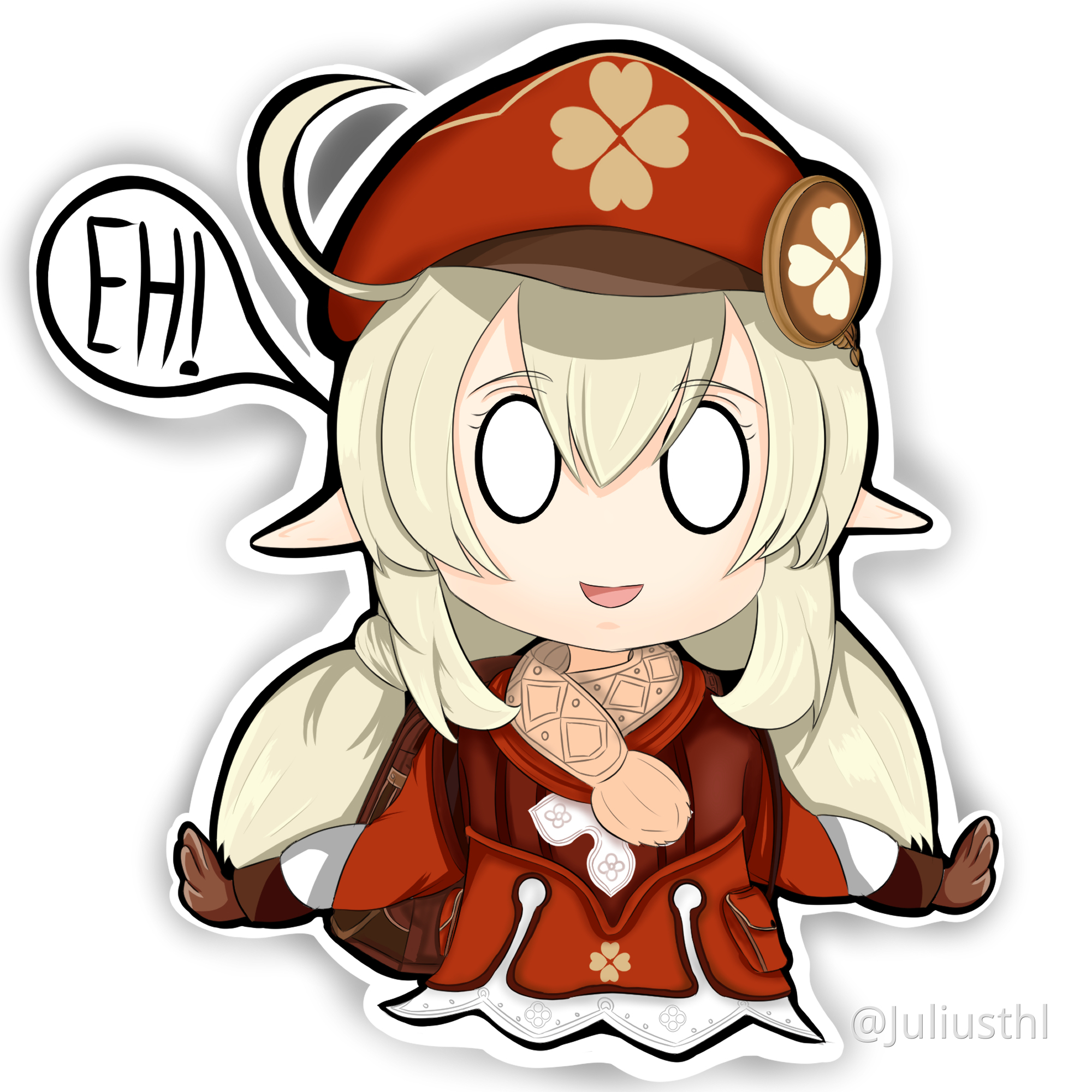 Pegatina de Klee- "EH!" Genshin Impact | HoYoLAB