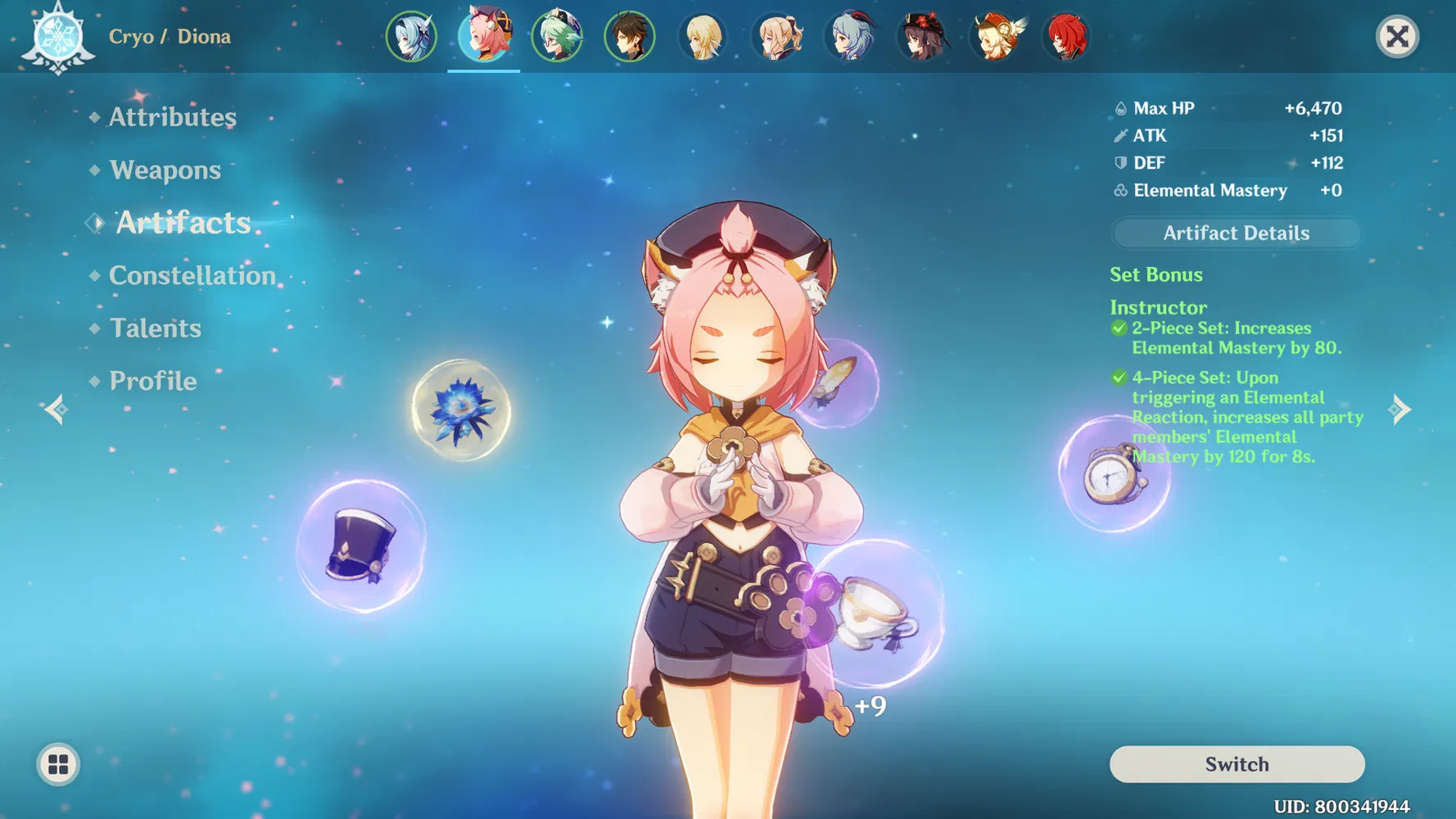 Instructor Set works with Sucrose in Elemental Mastery. Genshin Impact ...