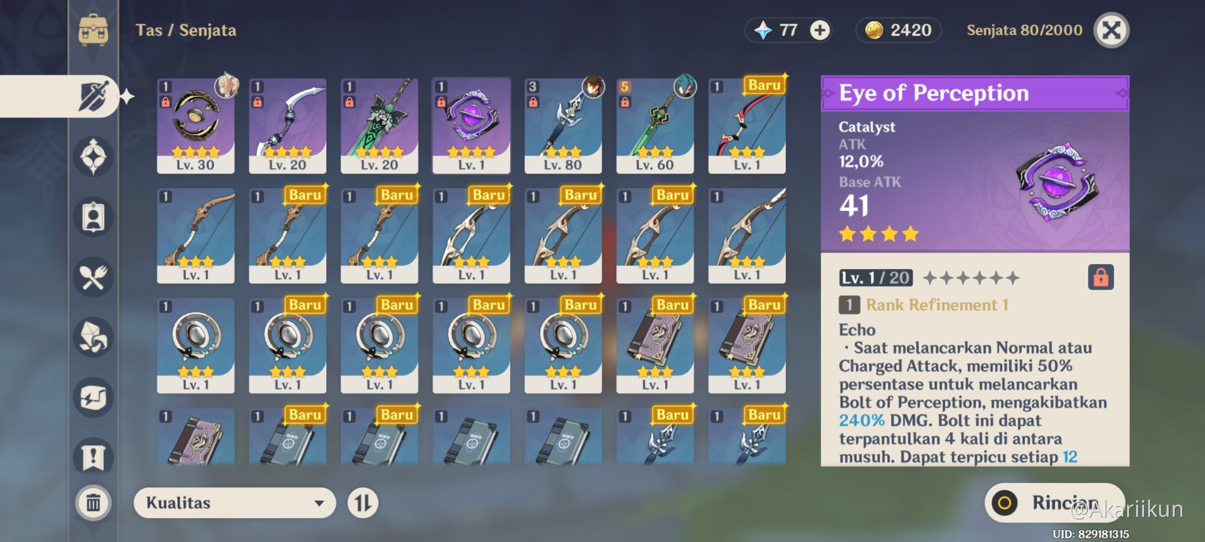 Eye of perception Genshin Impact | HoYoLAB