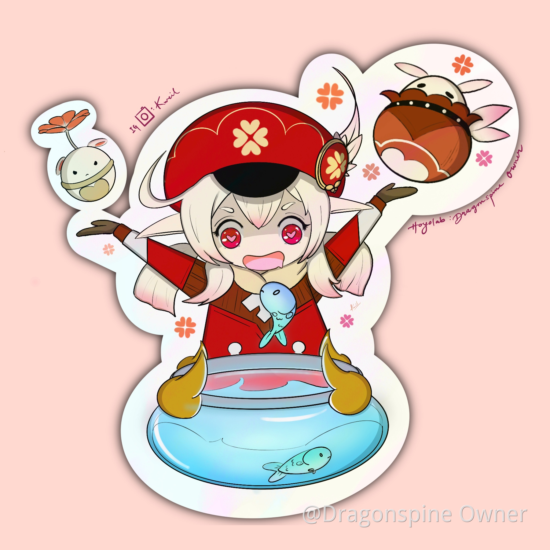 Klee Sticker - Ready! Set! Fish Bomb! Genshin Impact | HoYoLAB