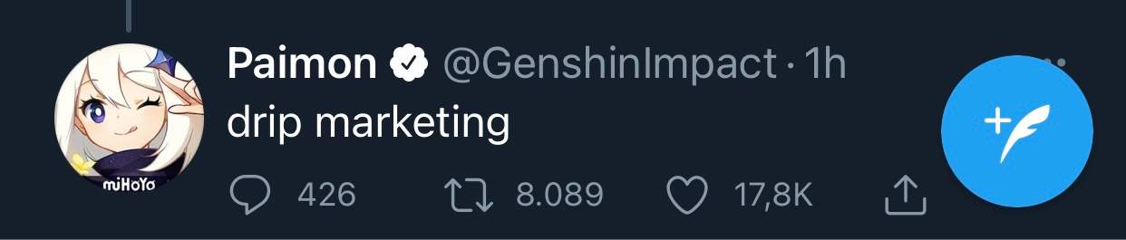 Paimon says “drip marketing” Genshin Impact | HoYoLAB