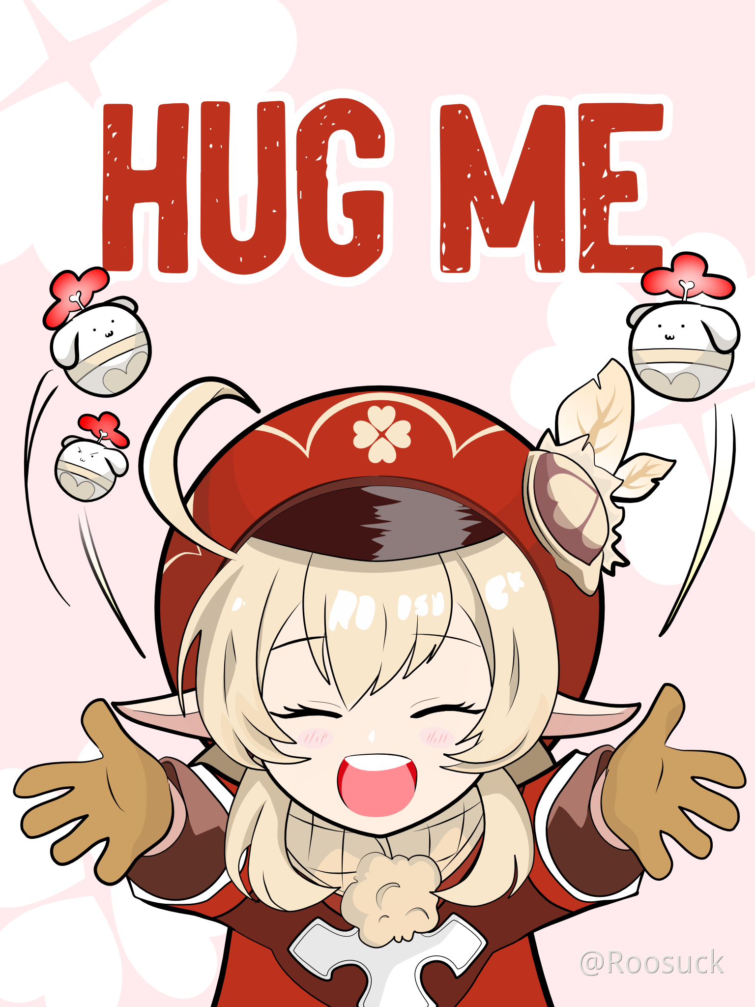 Stiker "Klee" + Hug Me Genshin Impact | HoYoLAB