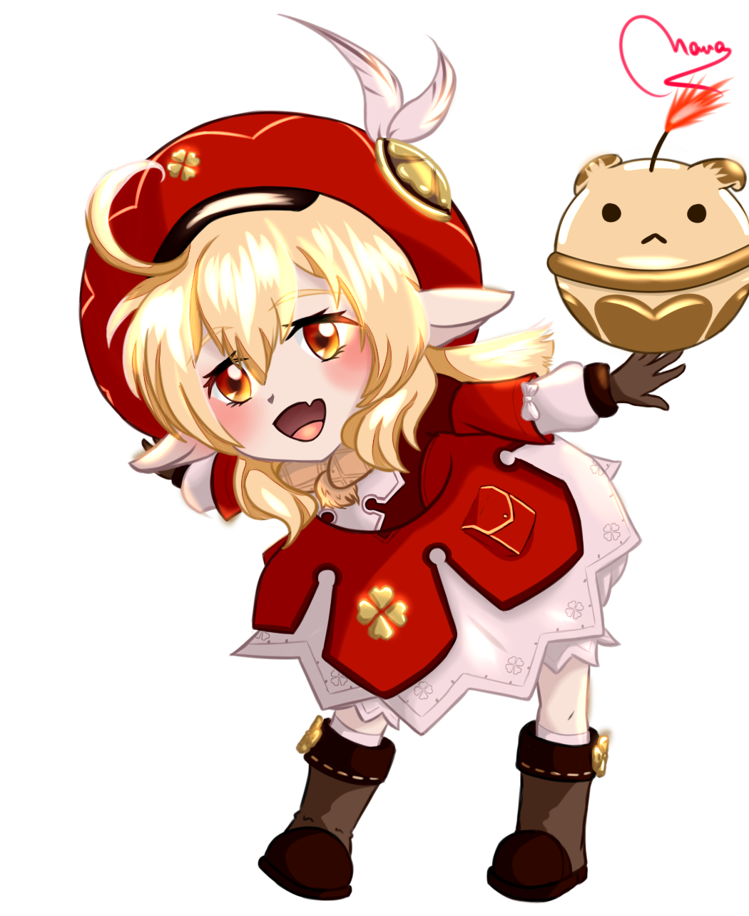 pegatina de Klee + Cute little BOOM | Genshin Impact | HoYoLAB