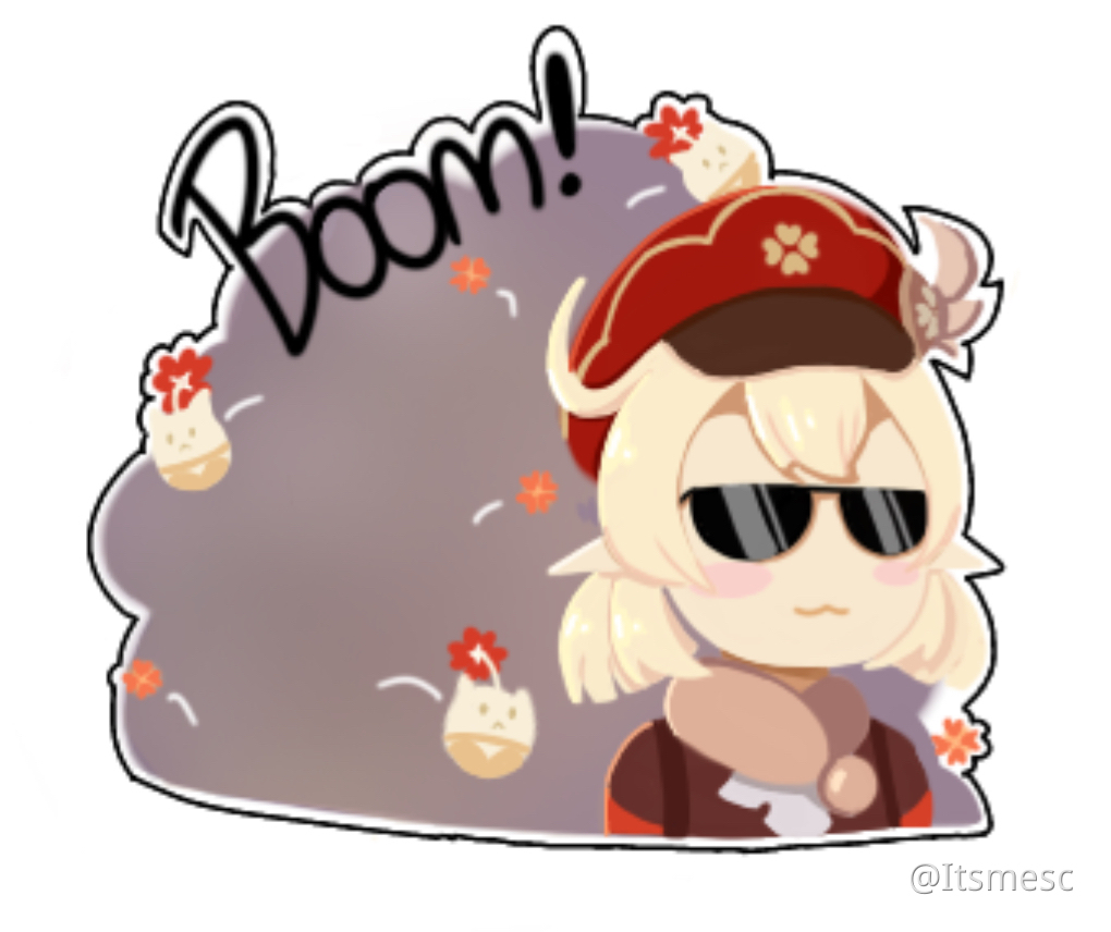 Klee Sticker - Boom! Genshin Impact | HoYoLAB