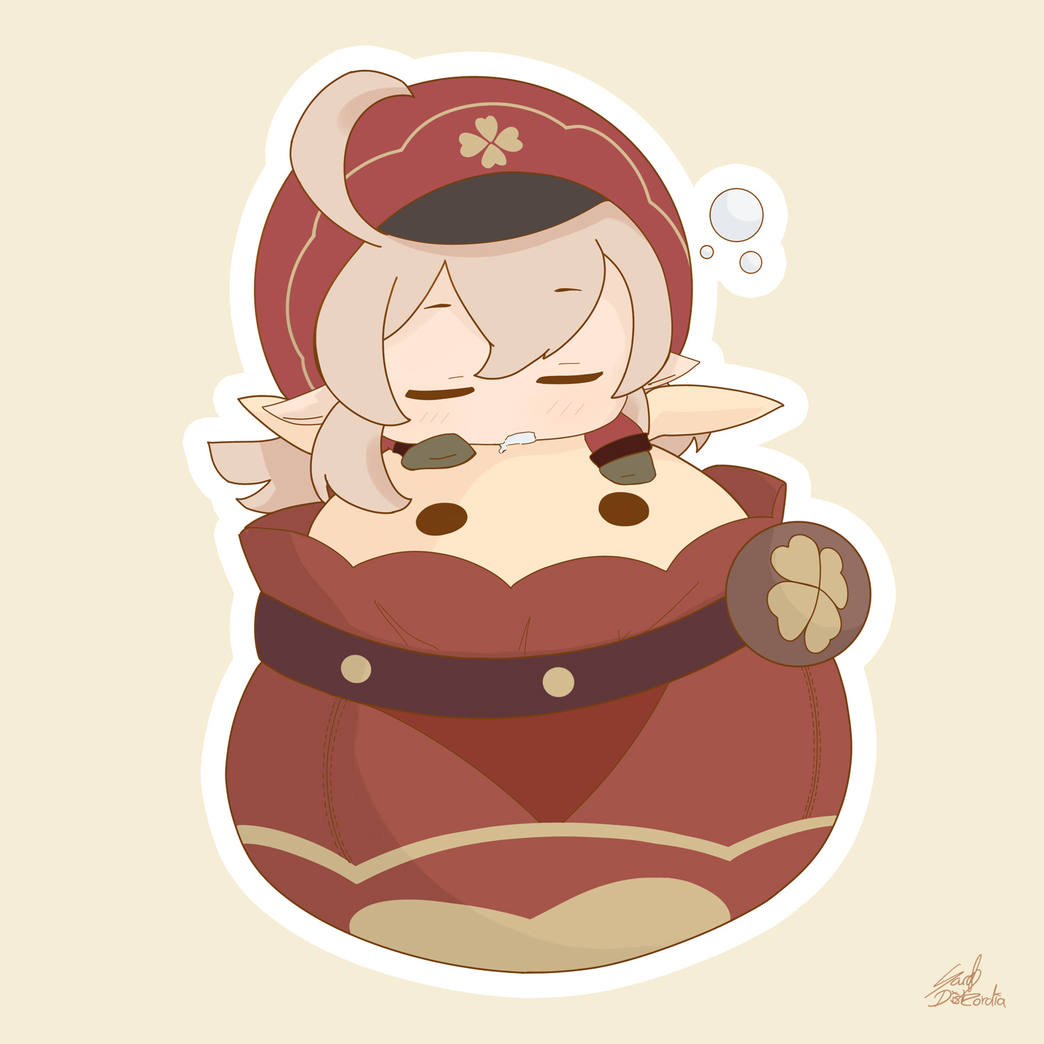 Klee Sticker: Sleepy Klee