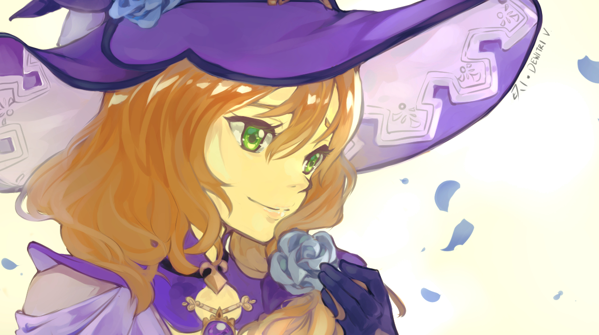 blue flower Genshin Impact | HoYoLAB