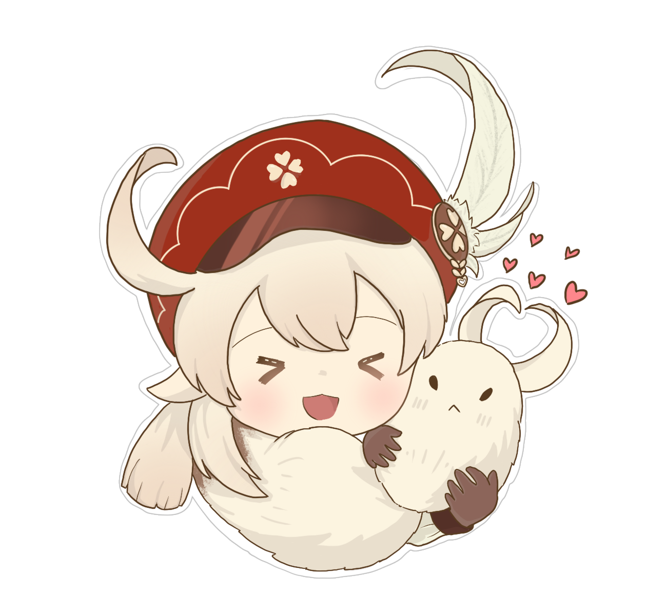 Klee sticker - love you DODOCO! Genshin Impact | HoYoLAB