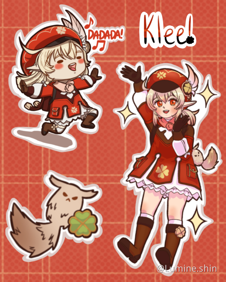 Klee Sticker - Chaotic Cute Genshin Impact | HoYoLAB