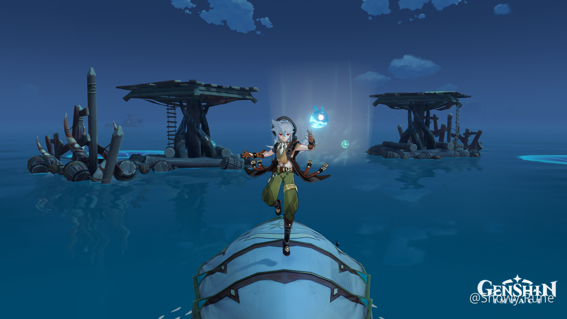 Razor just doing some joga on his new ship Genshin Impact | HoYoLAB