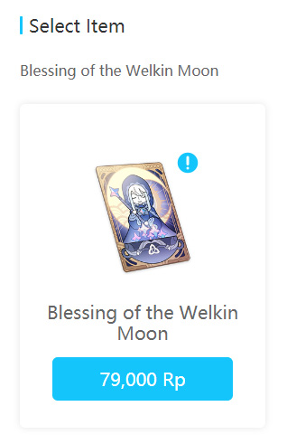 Cara mudah beli Blessing of the welkin moon Genshin Impact | HoYoLAB