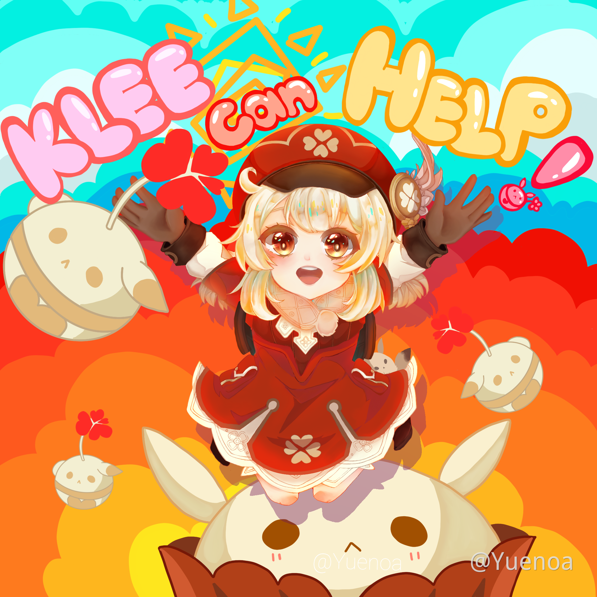 Klee Sticker - Klee can help! Genshin Impact | HoYoLAB