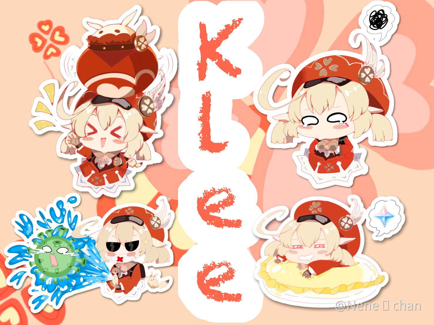 Sticker Klee - Klee attack!!! - HoYoverse Player Community