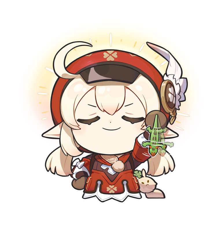 [Klee Chibi Stickers] New stickers available now! Help yourselves ...