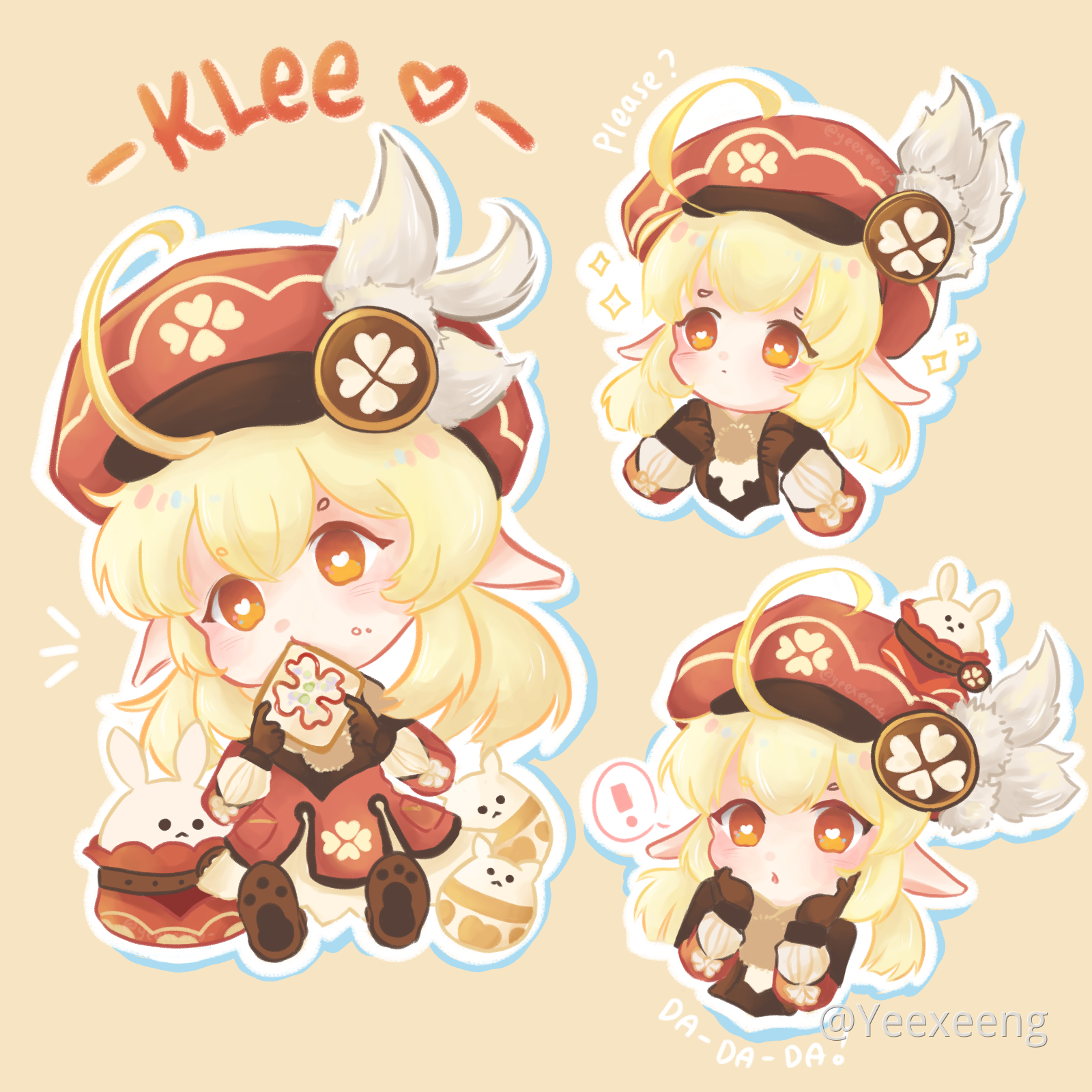 Klee sticker - sparks of joy! Genshin Impact | HoYoLAB