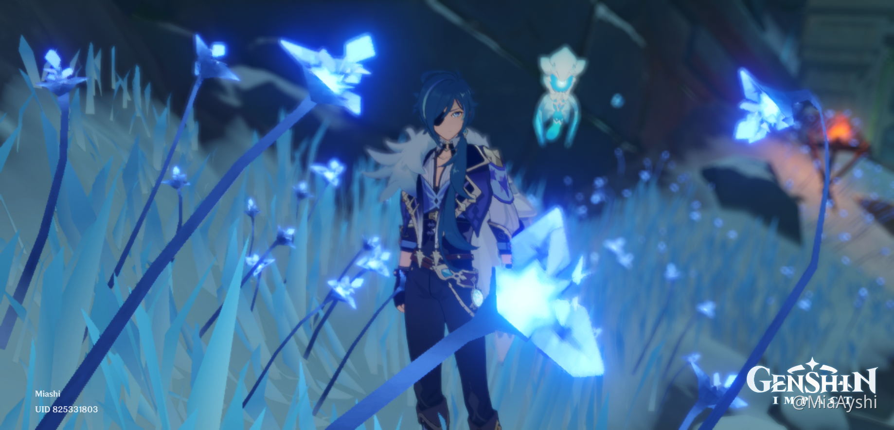 A photoshoot of kaeya in dragonspine Genshin Impact | HoYoLAB