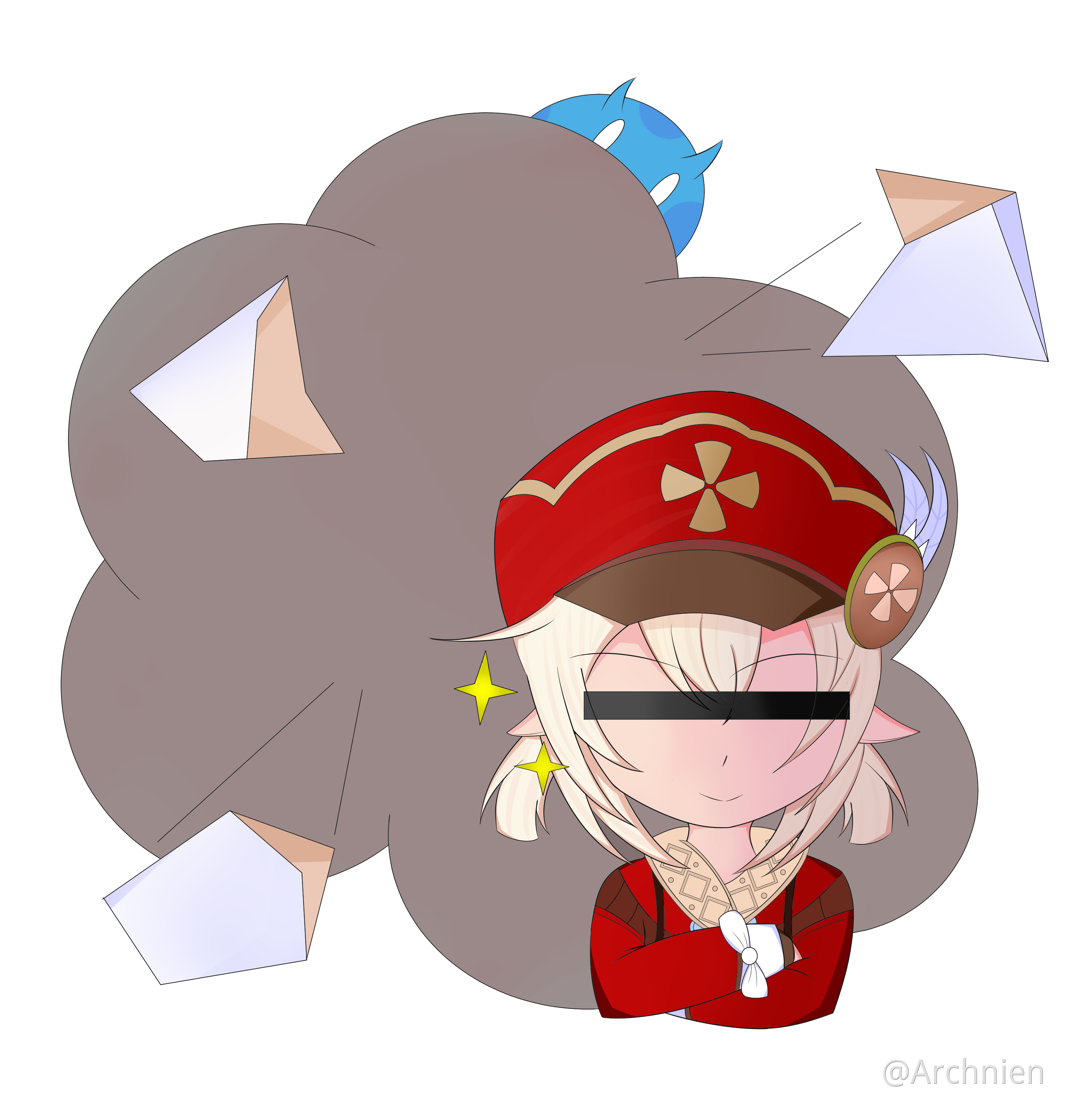 Klee Sticker - Klee in full action Genshin Impact | HoYoLAB