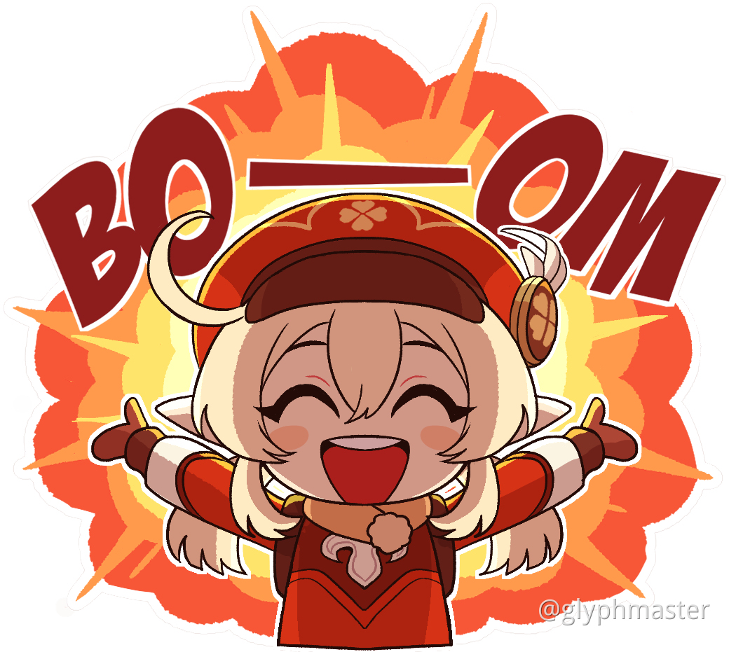 Klee Sticker - Boom! Genshin Impact | HoYoLAB