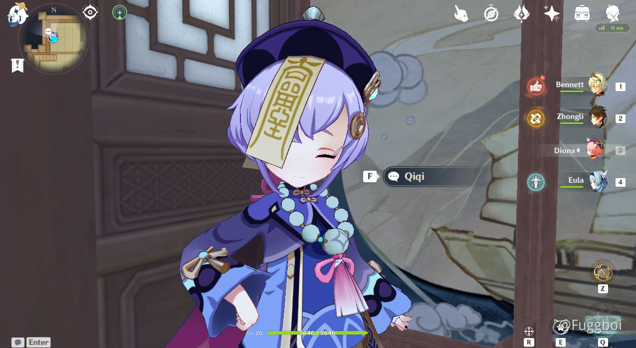 QiQi Smiling? Genshin Impact | HoYoLAB