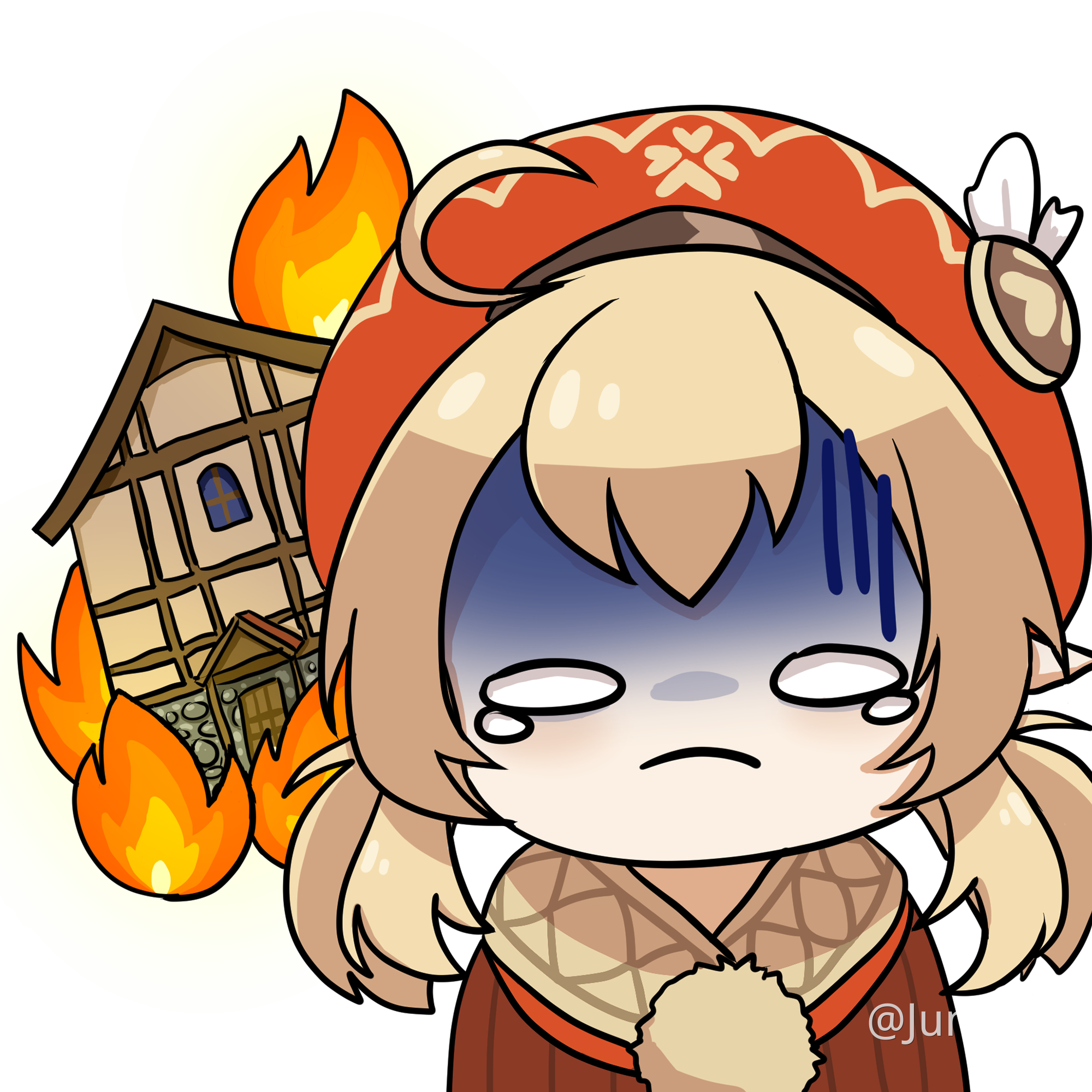 Klee Sticker contest submission (ver. 1, 2 and 3 together) Genshin ...