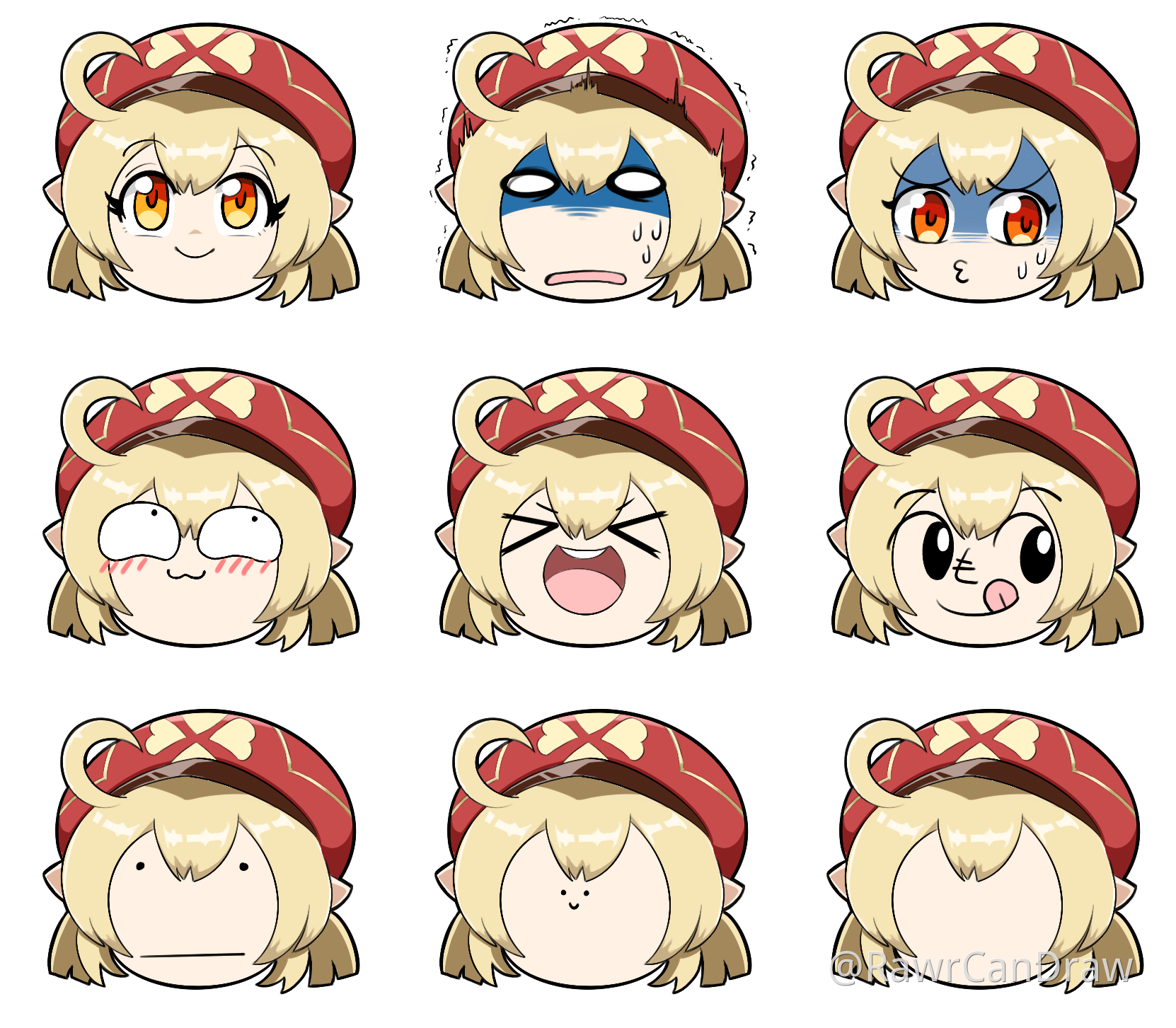 Klee Sticker - Make faces with me! Genshin Impact | HoYoLAB