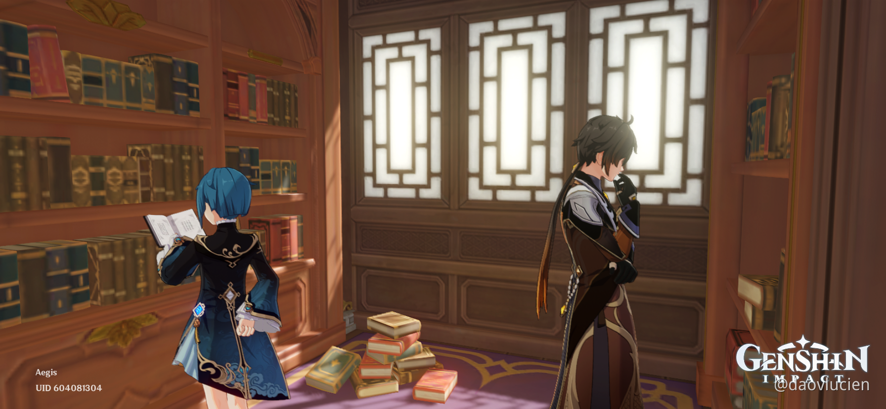 Meeting in the library Genshin Impact | HoYoLAB