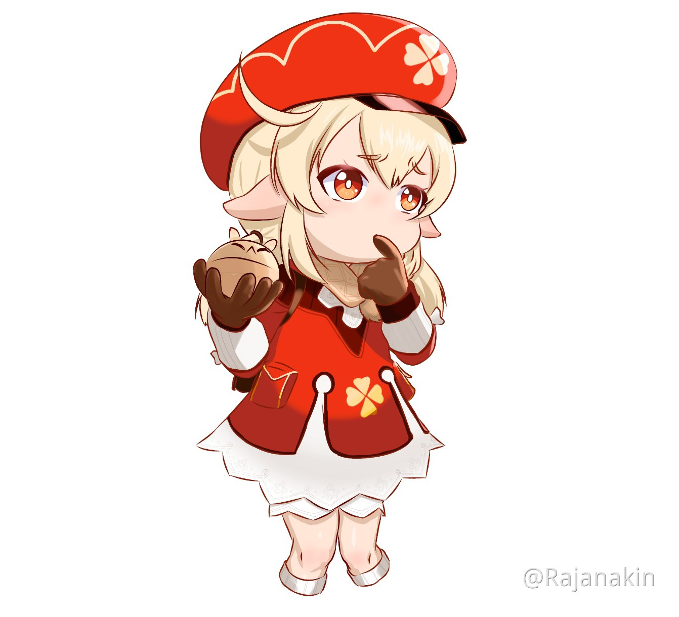 สติกเกอร์ ""Klee"" "Klee give you" Genshin Impact | HoYoLAB