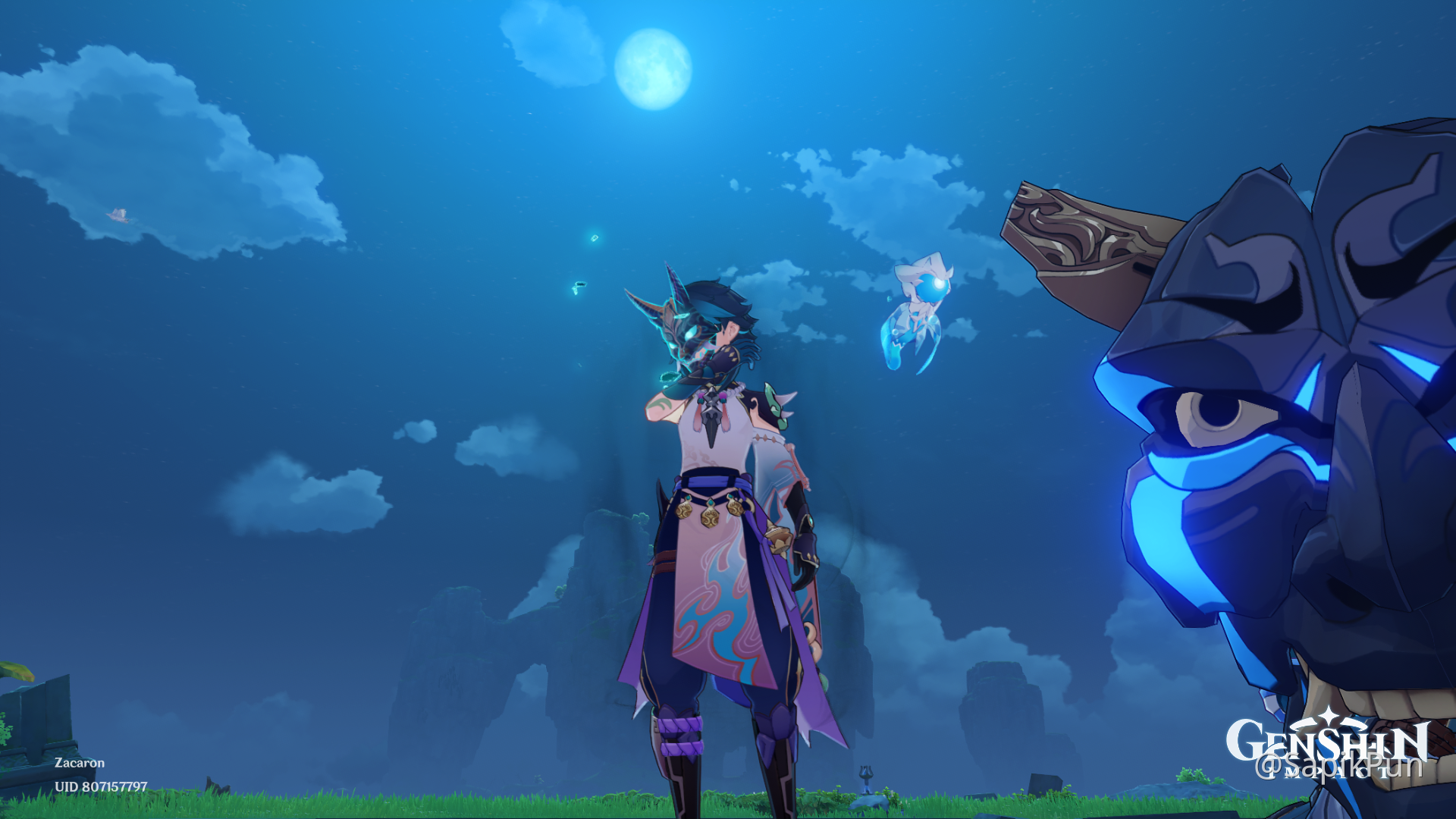 Need blue outfit and blue mask for my Xiao next Genshin Impact | HoYoLAB