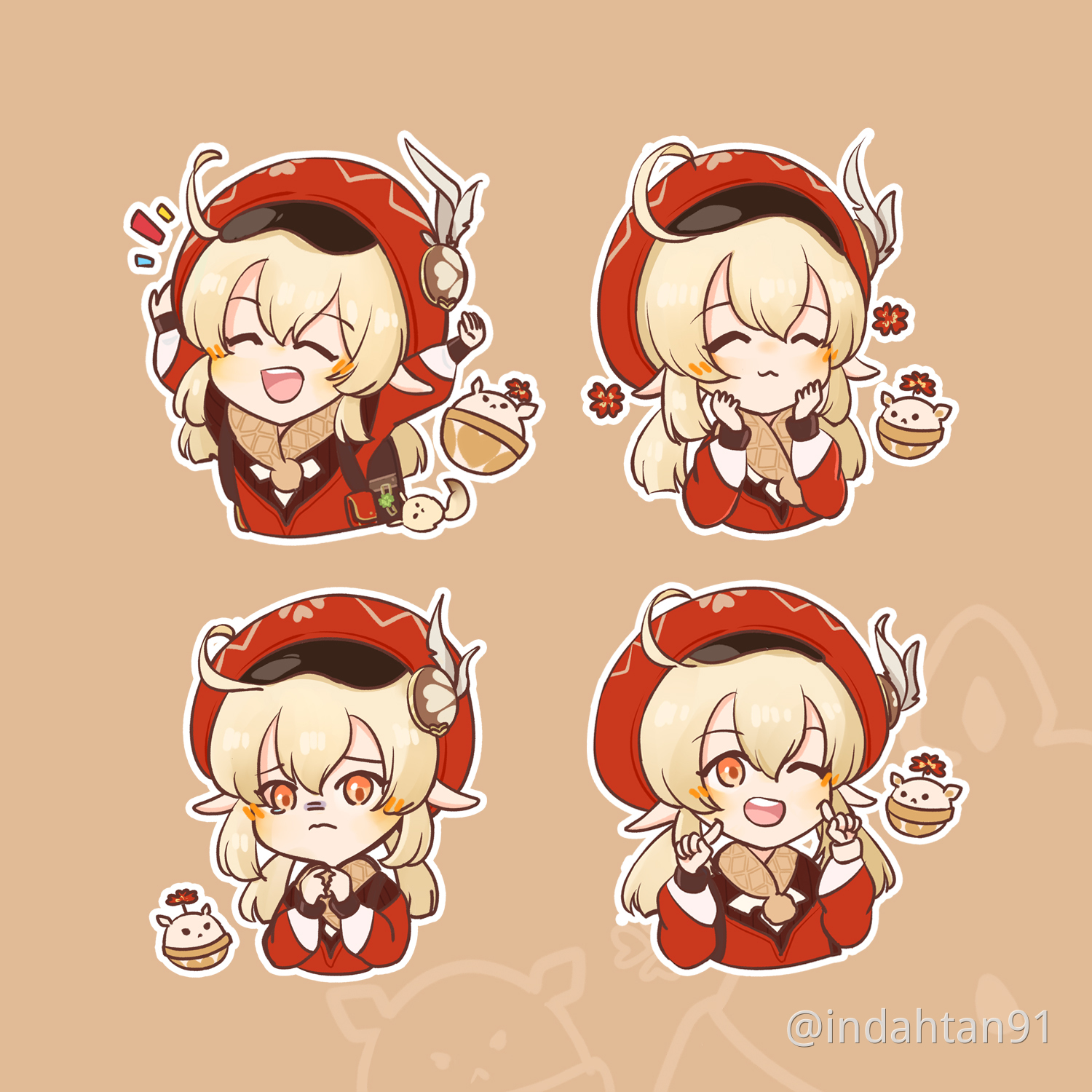 Klee Sticker -Cute Lil' Klee- Genshin Impact | HoYoLAB