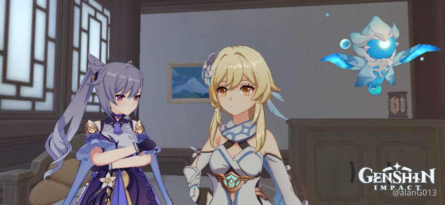 Por fin puedo estar con mi señora en la tetera UwU Genshin Impact | HoYoLAB