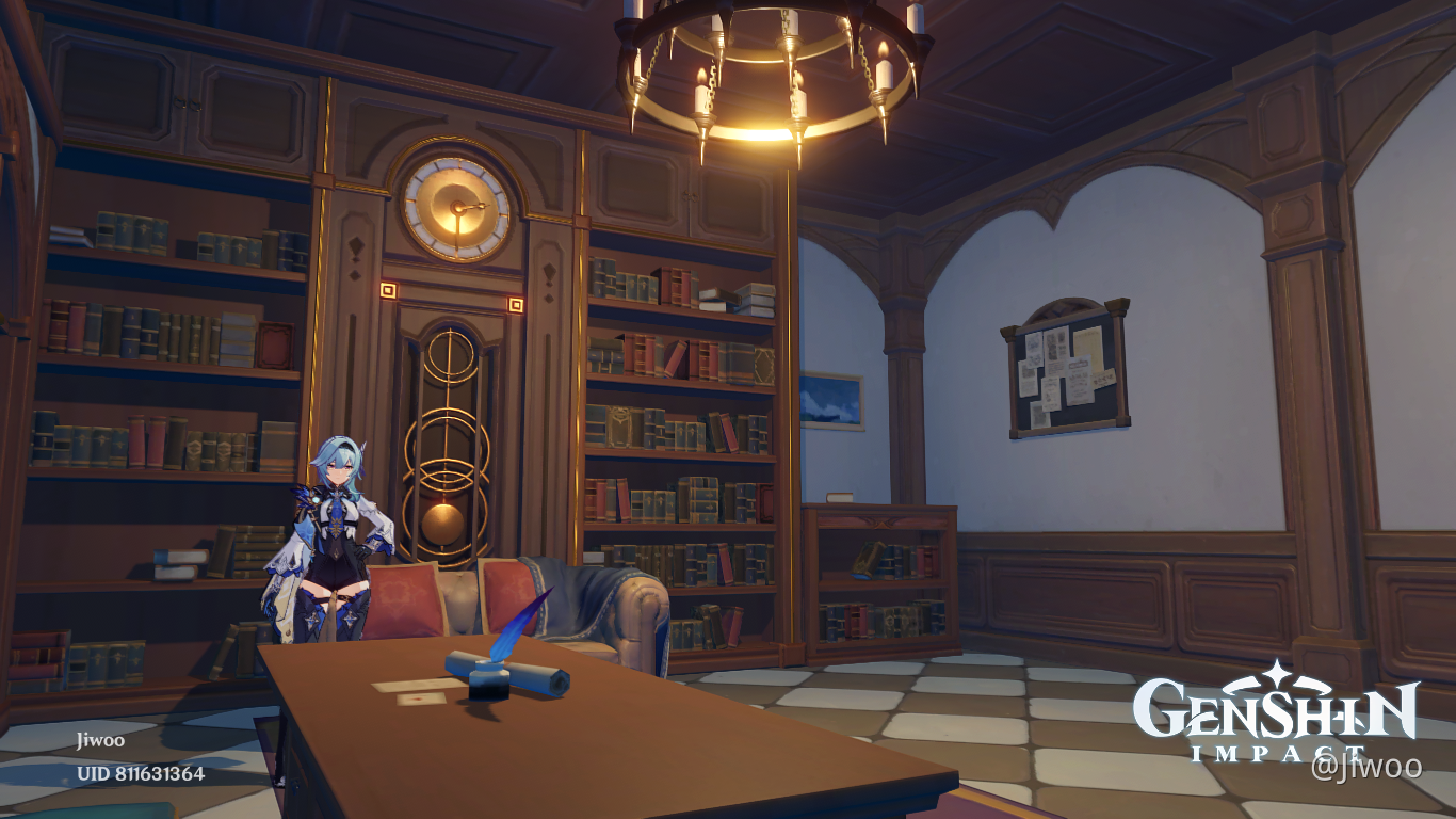 Interior - Mondstadt Style - Study Room | Genshin Impact | HoYoLAB