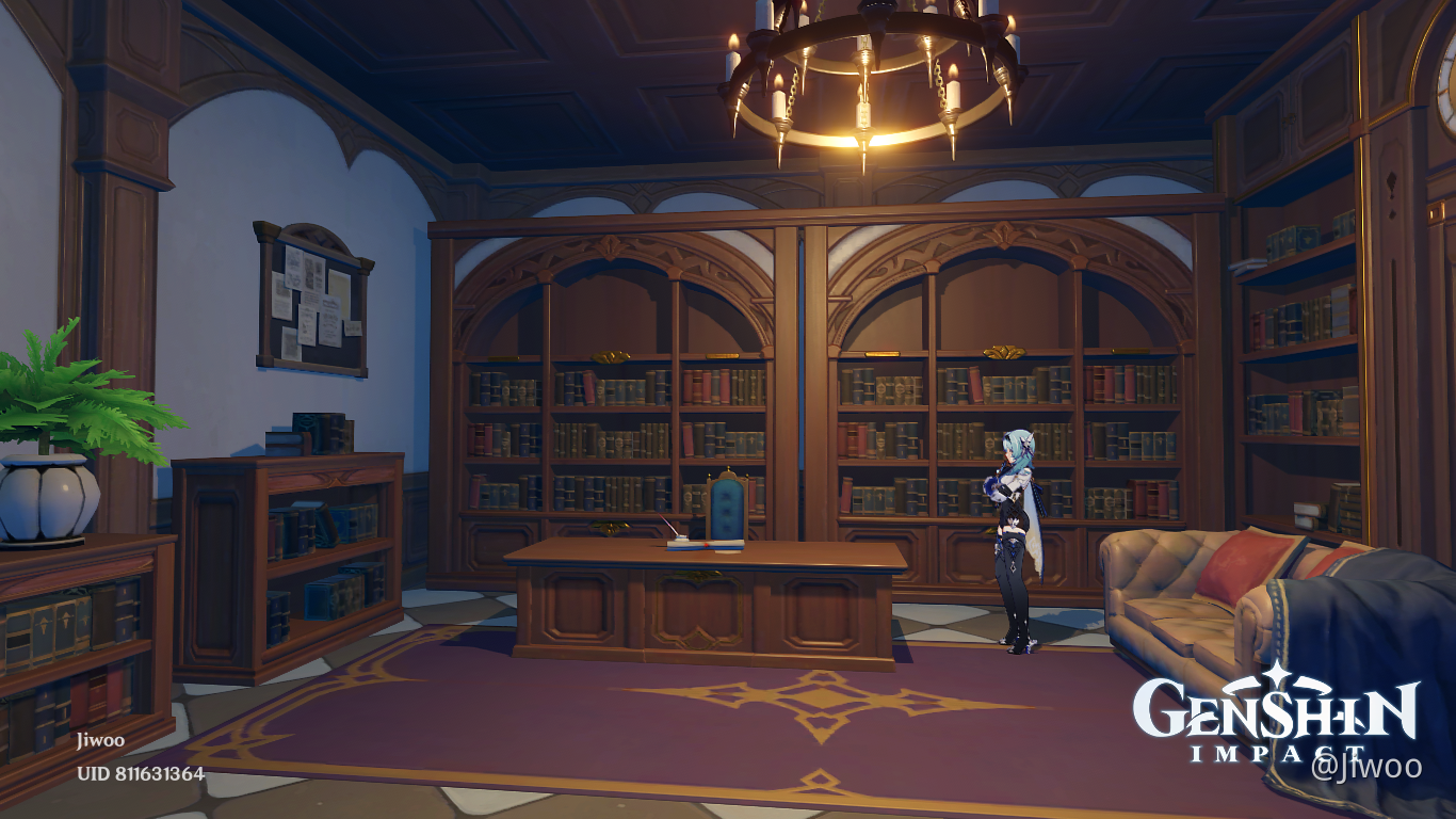 Interior - Mondstadt Style - Study Room | Genshin Impact | HoYoLAB