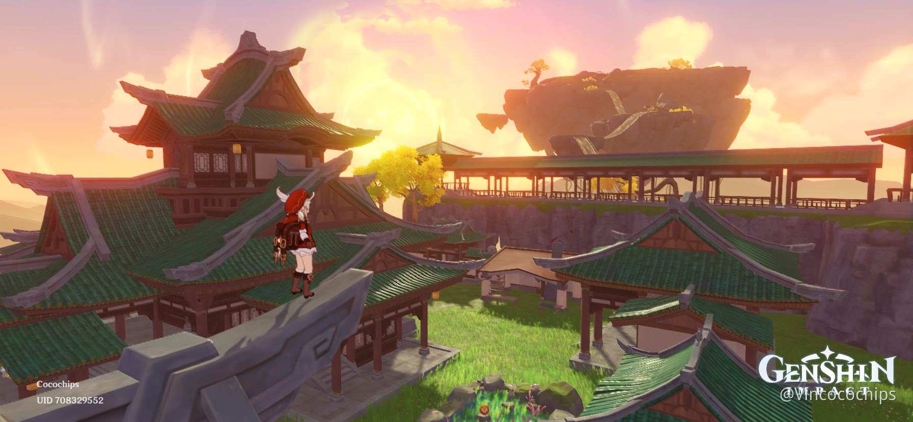 Appreciation of Serenitea - Floating Abode exterior Genshin Impact ...