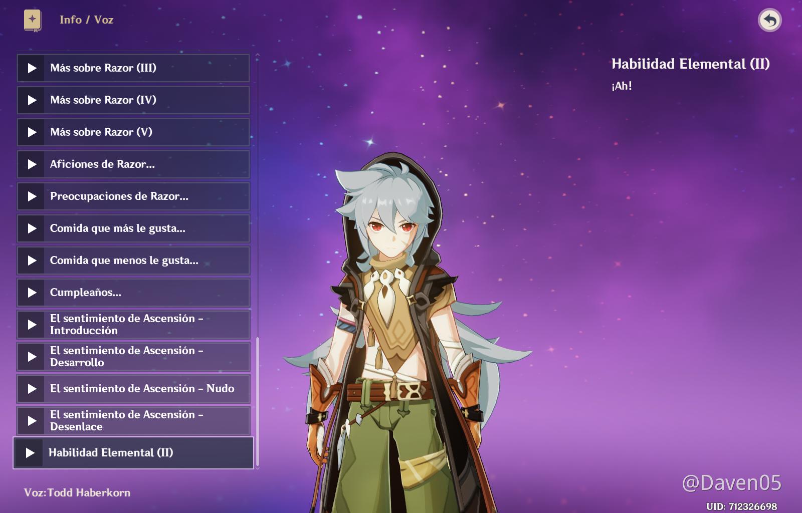 Línea extraña de Razor Genshin Impact | HoYoLAB