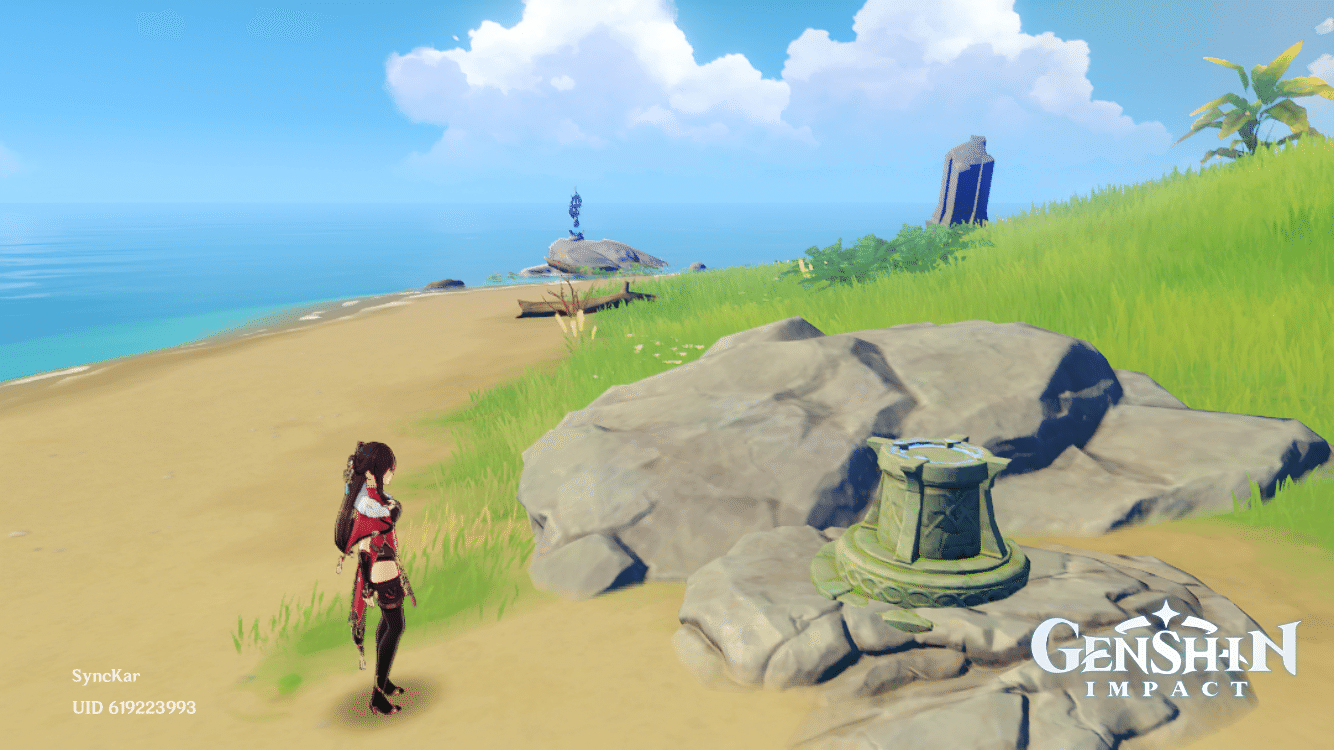 The two halves of an unfortunate Inazuma trader ship. Genshin Impact ...