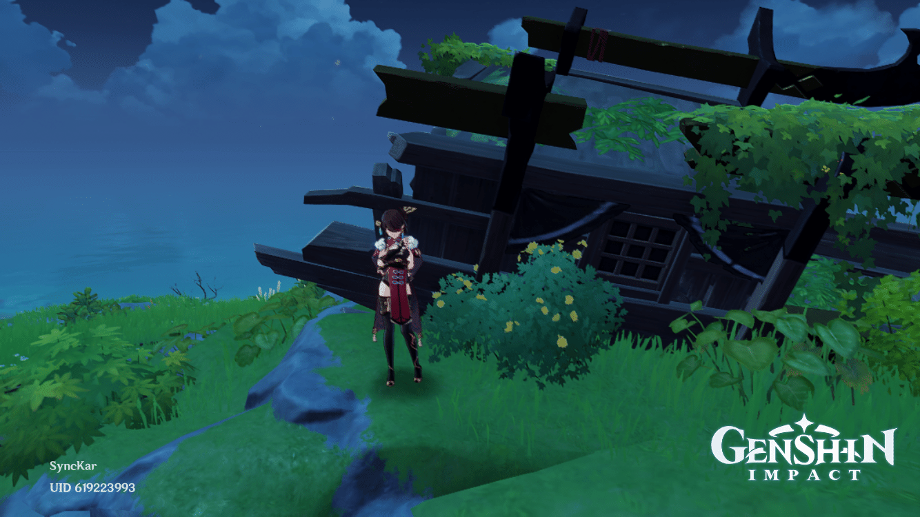 The two halves of an unfortunate Inazuma trader ship. Genshin Impact ...