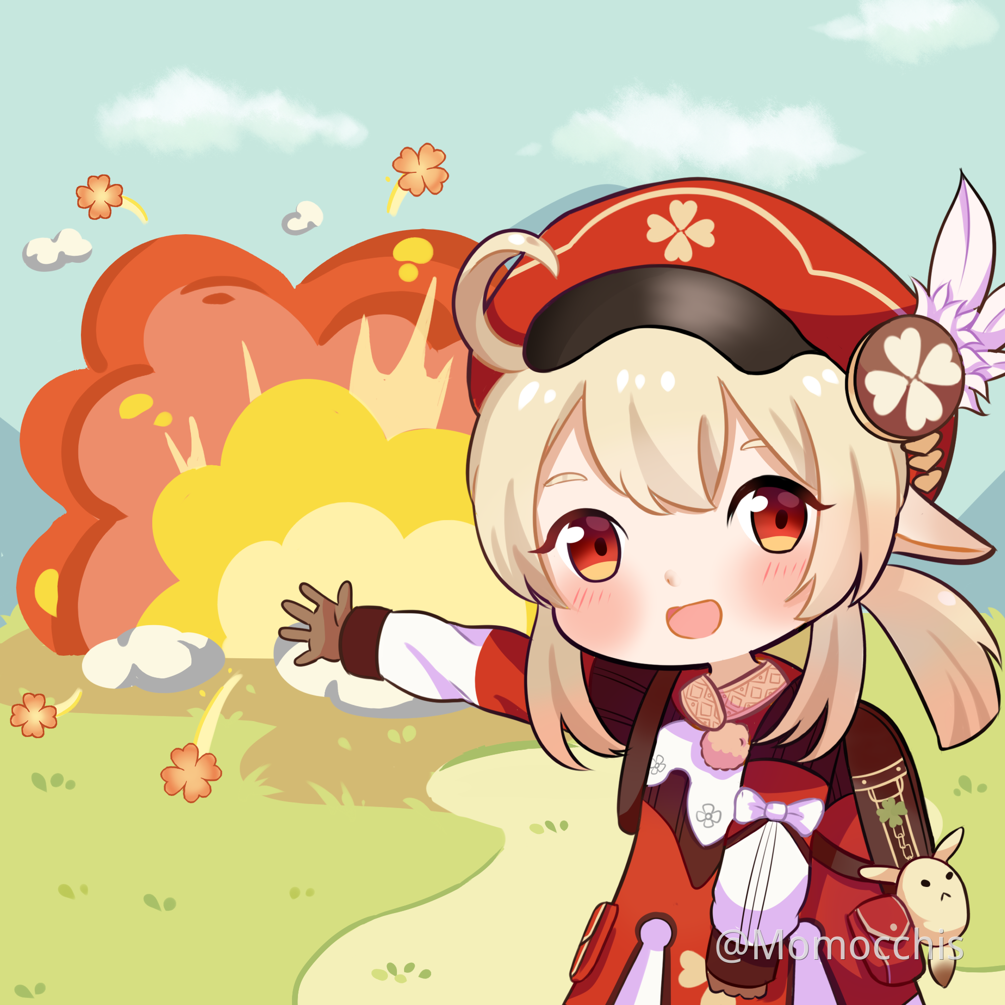 Klee Sticker - Explosion! | Genshin Impact | HoYoLAB