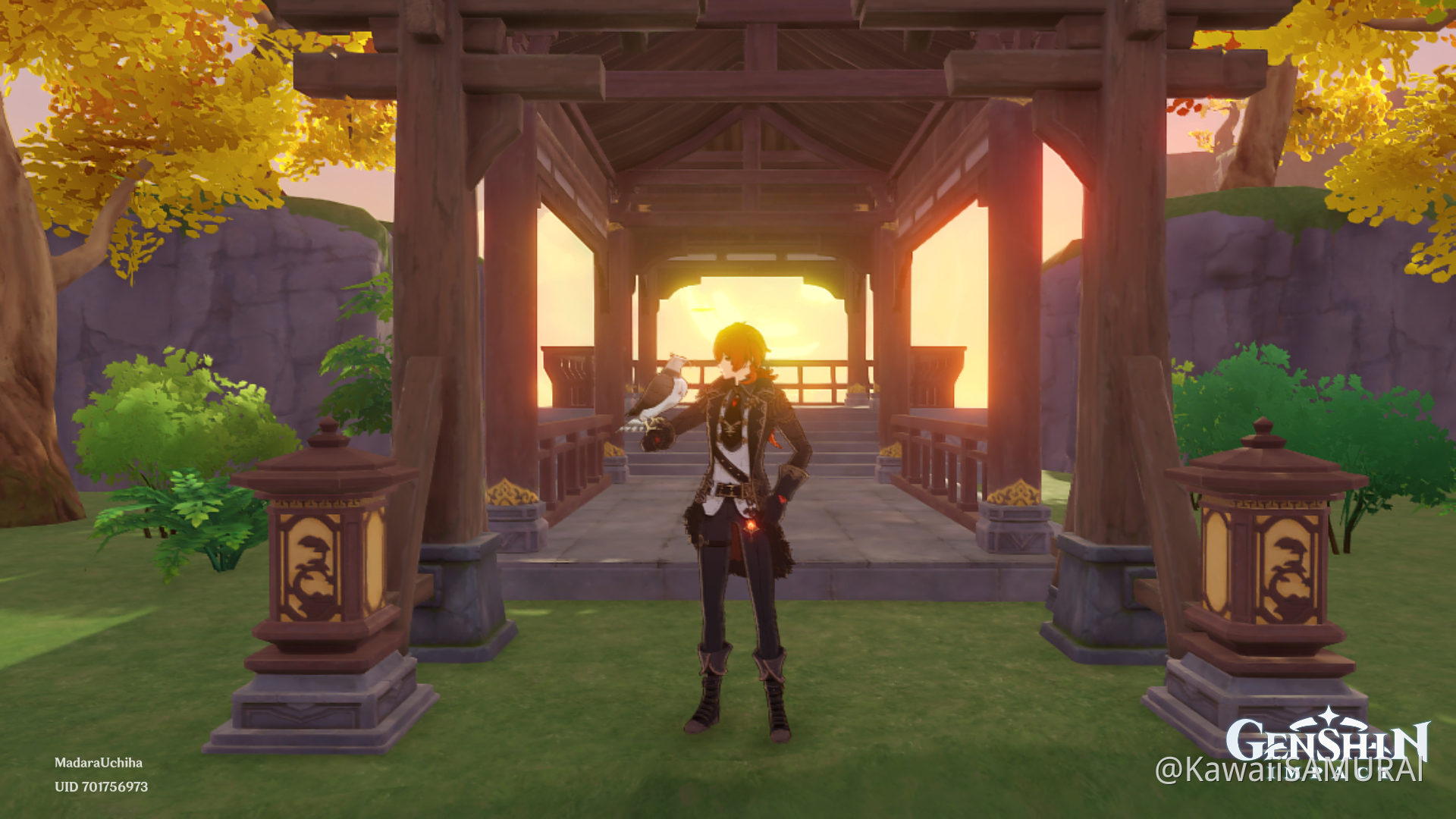 Gazebo and house Genshin Impact | HoYoLAB