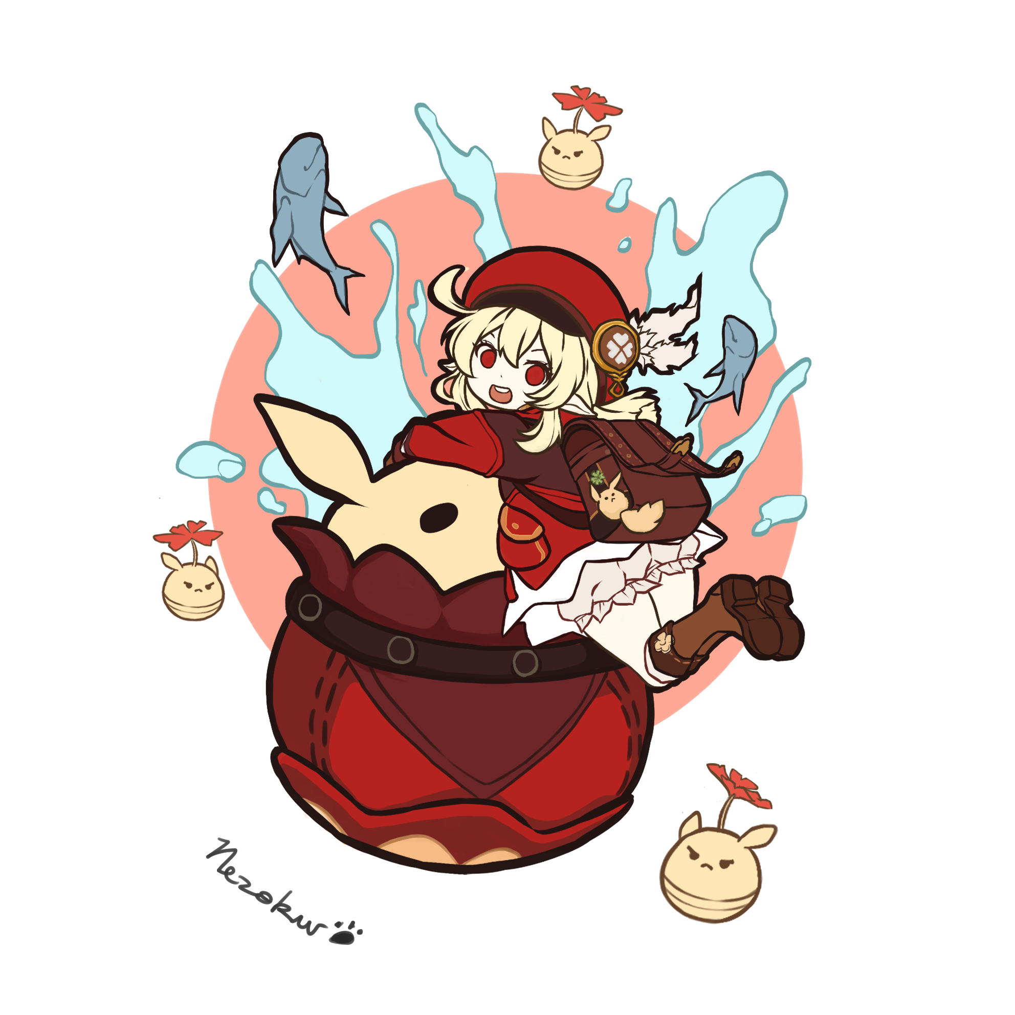 Klee Sticker - Klee Ultimate Fishing Bomb ~~~ | Genshin Impact | HoYoLAB