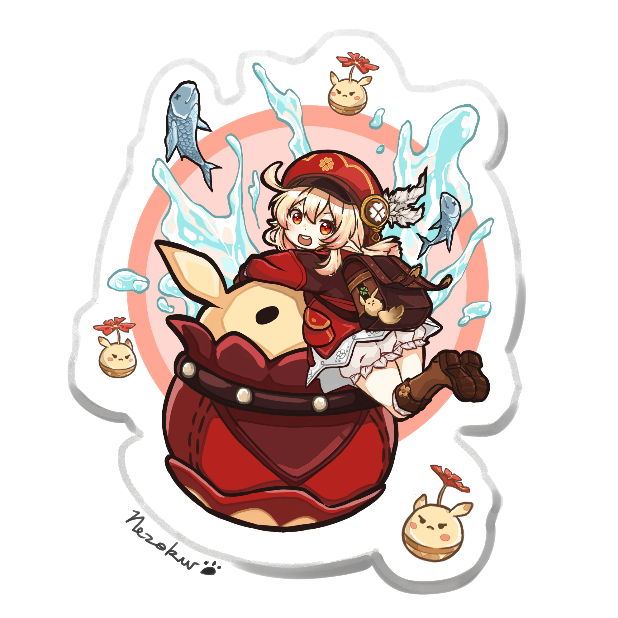 Klee Sticker - Klee Ultimate Fishing Bomb ~~~ Genshin Impact | HoYoLAB
