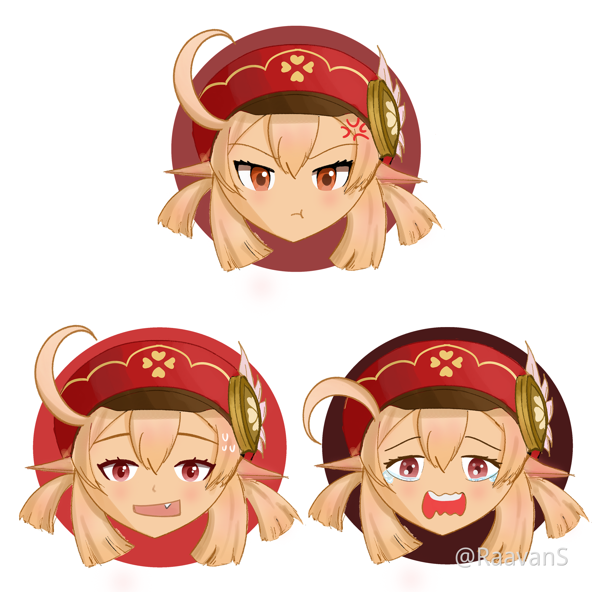 Klee Sticker : Looks like Klee wants to say something. Genshin Impact ...