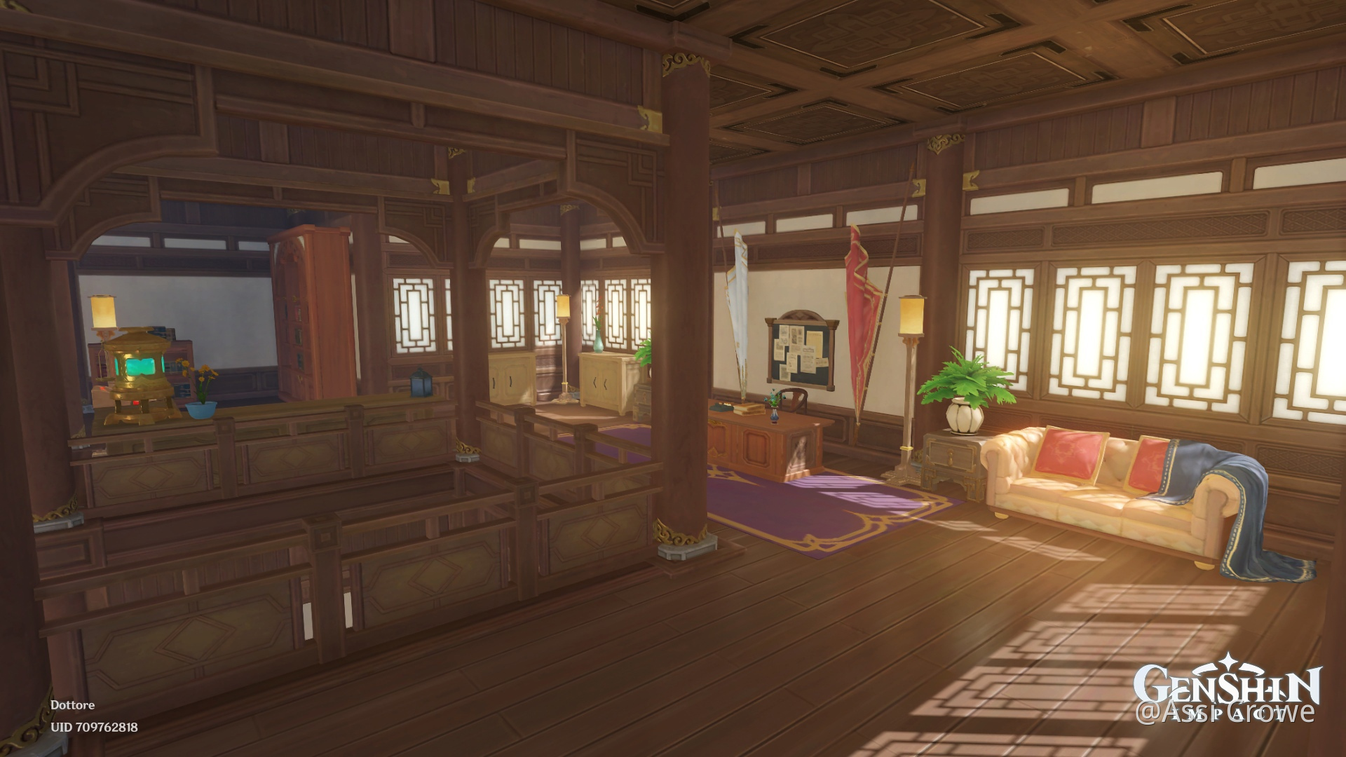 Liyue style - Interior|Дом под Ли Юэ - Интерьер Genshin Impact | HoYoLAB