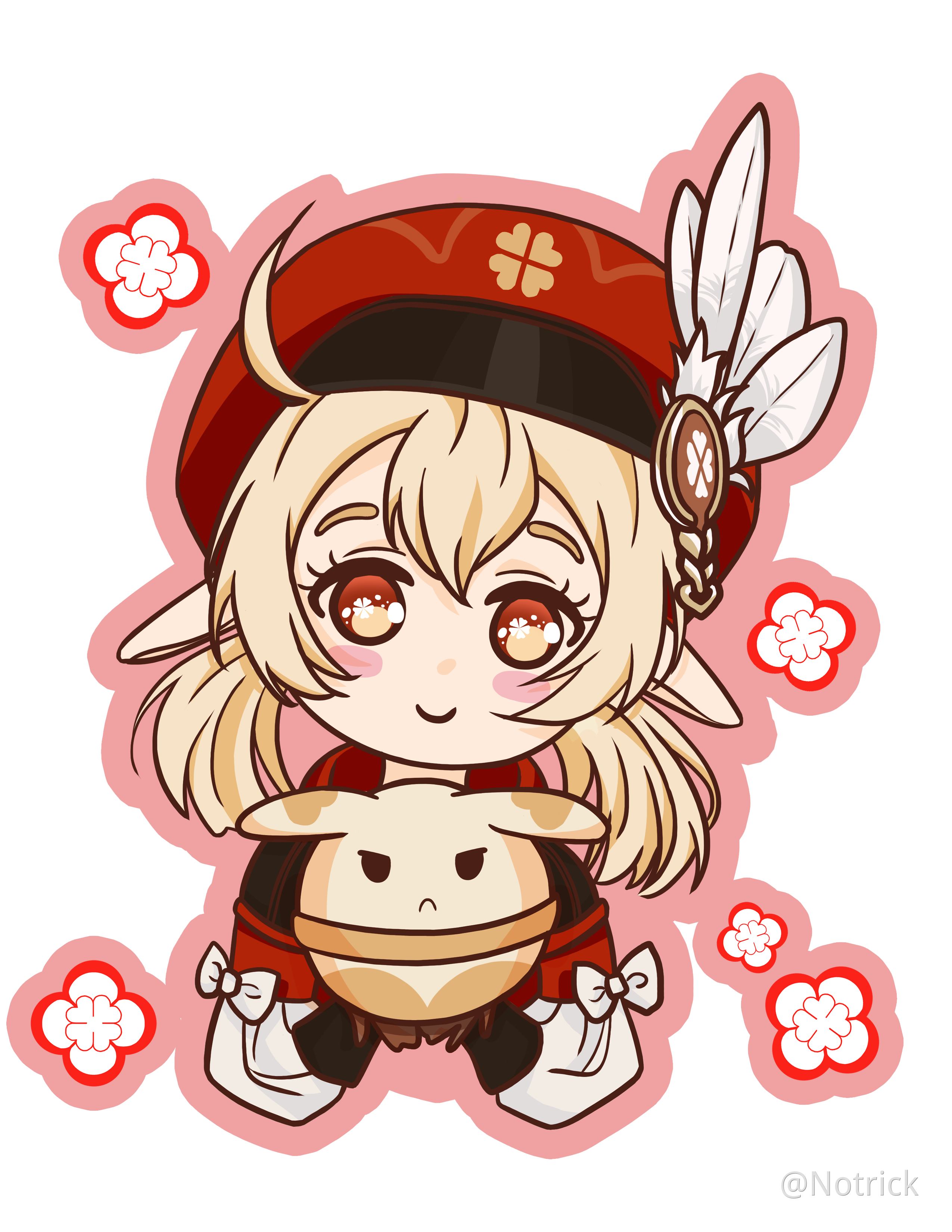 Klee Sticker: A present from klee Genshin Impact | HoYoLAB