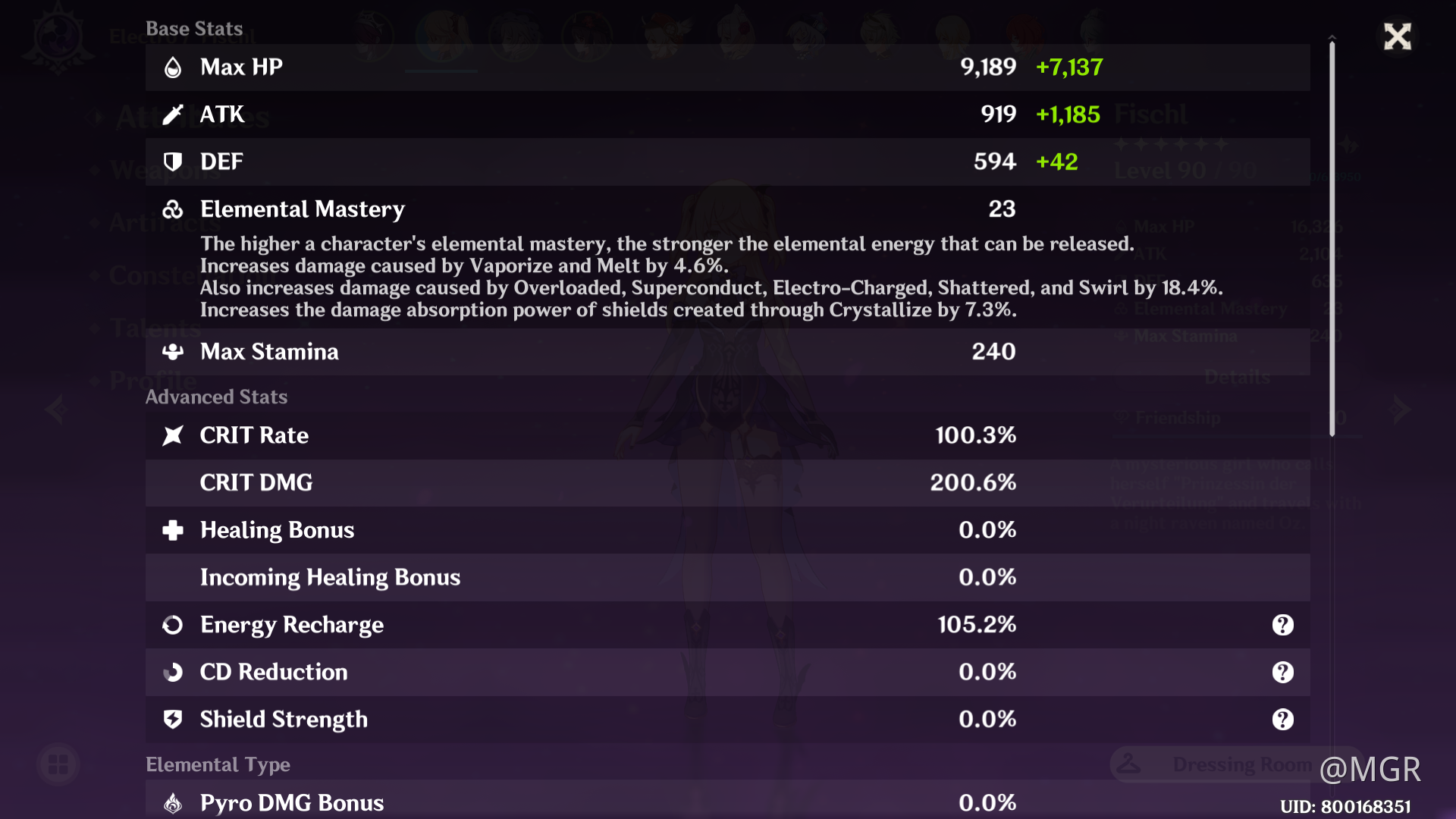 Achieved golden ratio on CRIT (100/200) without food Genshin Impact ...