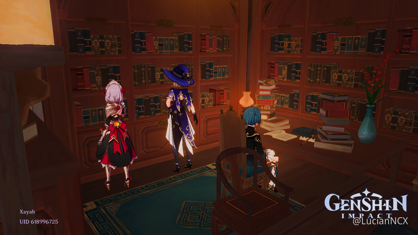 A visit to the library! :3 / Una visita a la biblioteca! :3 Genshin ...