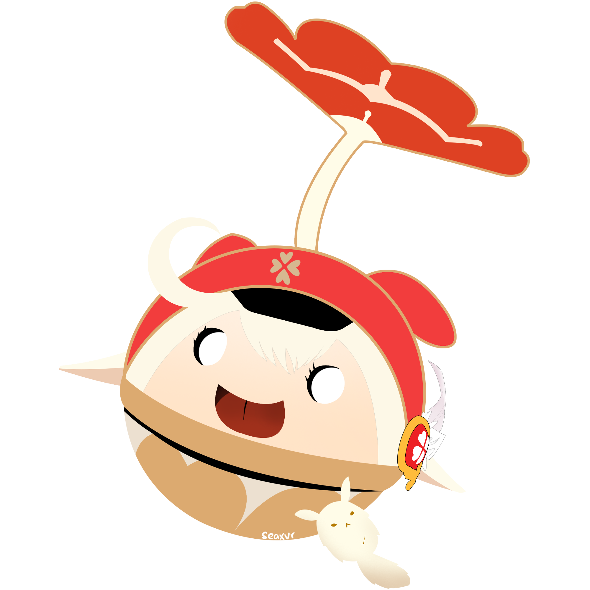 Klee Sticker // Klee Sticker // Mini Jumpy Dumpty-Klee Genshin Impact ...