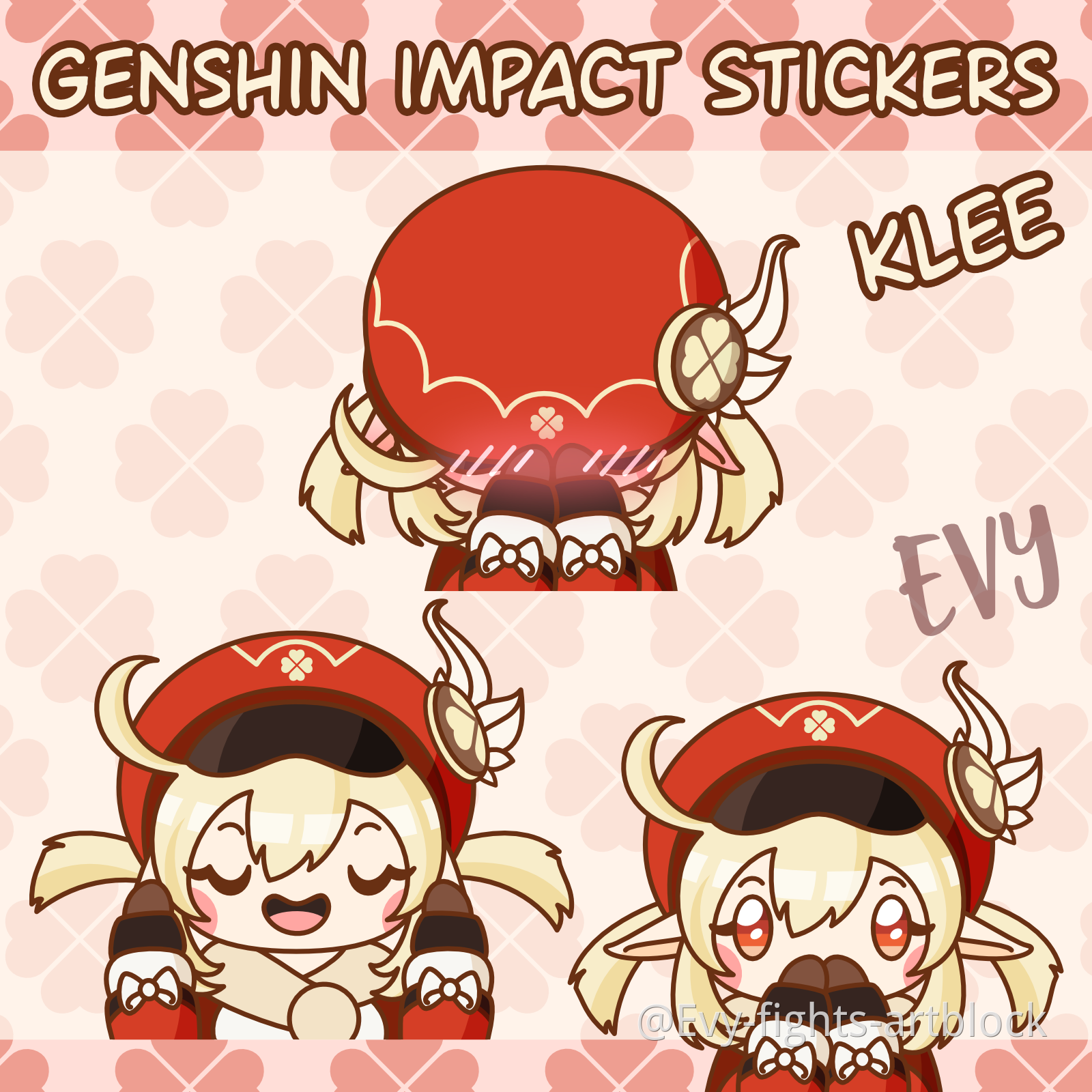Klee Stickers + behind the scenes! Genshin Impact | HoYoLAB
