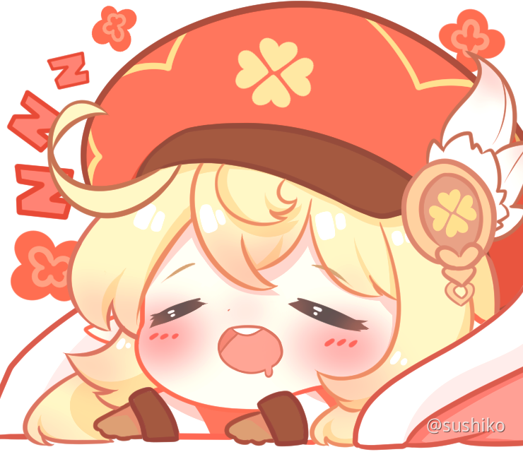 Klee Sticker - sleepy time! Genshin Impact | HoYoLAB